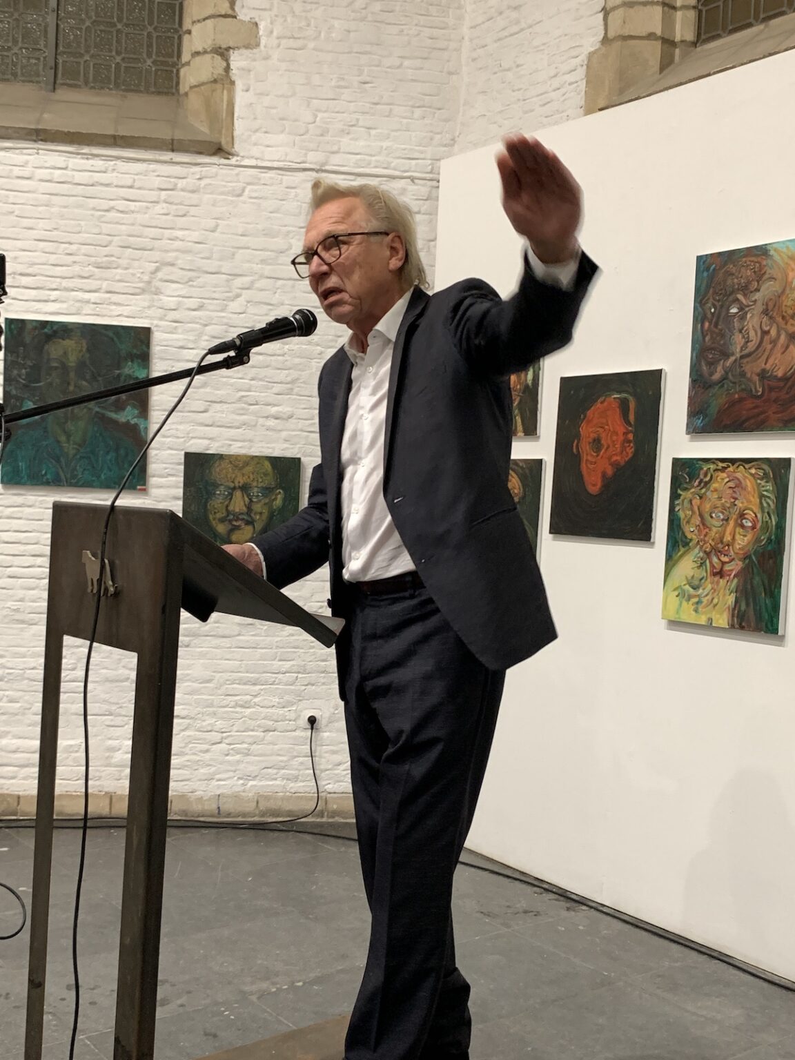 Sportcommentator JAN MULDER opende tentoonstelling JAN DECLEIR en ...